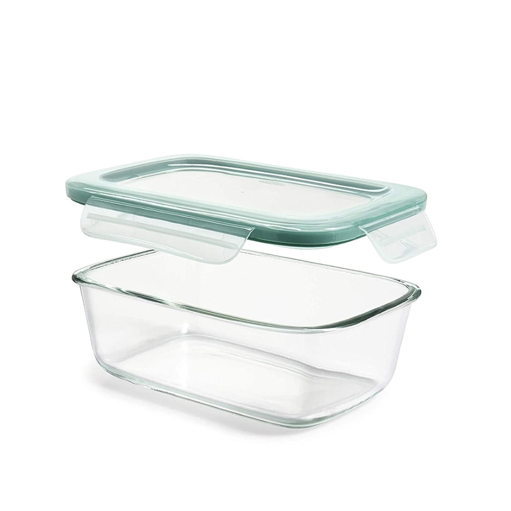 Recipiente de vidrio rectangular 8 oz - Unity Stores