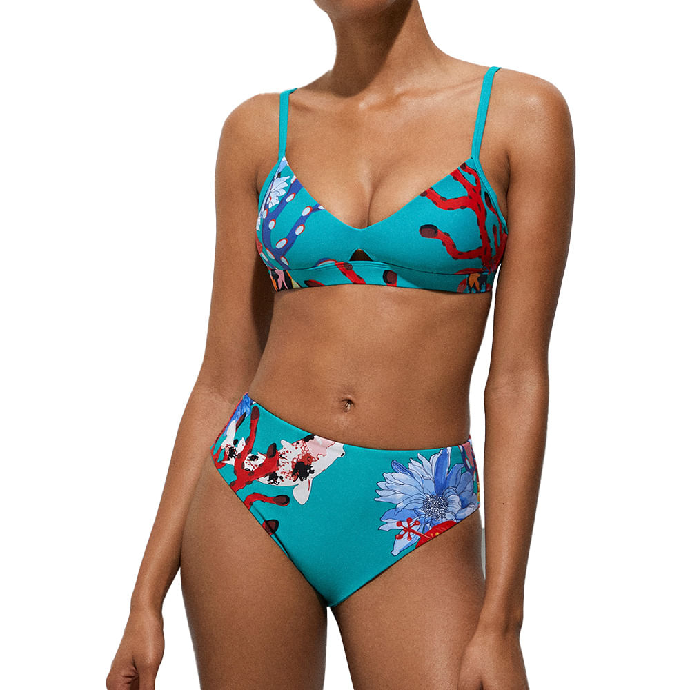 Bikini Bottom Attina Ii Turquesa - Unity Stores