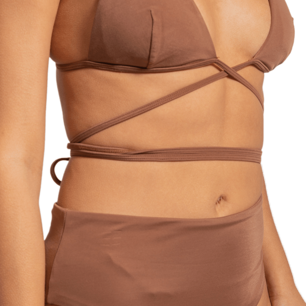 Bottom Bikini High Wasted Café - Unity Stores