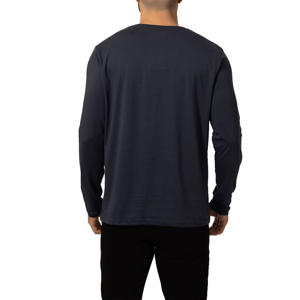 T-Shirt Algodon Pima Ls Indigo - Unity Stores