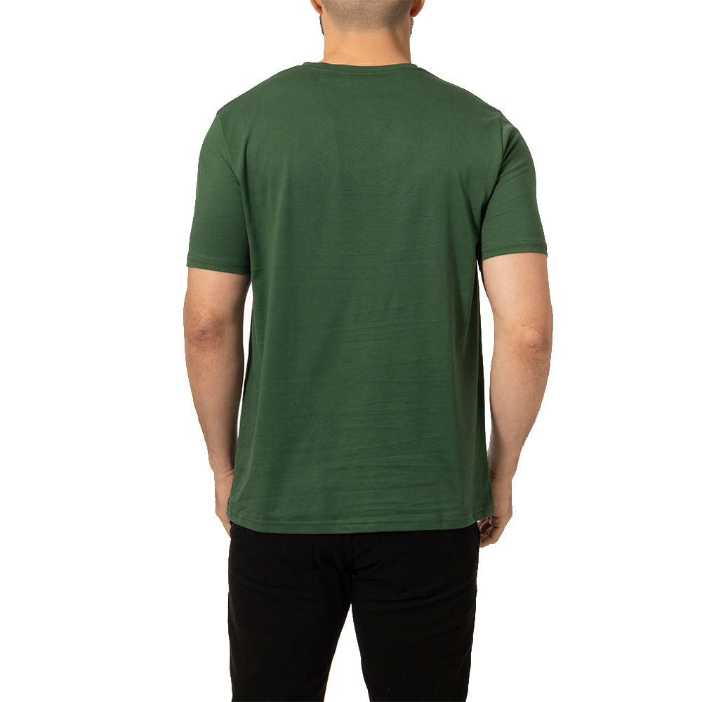 T-Shirt Algodon Pima Varsity Dark Green - Unity Stores