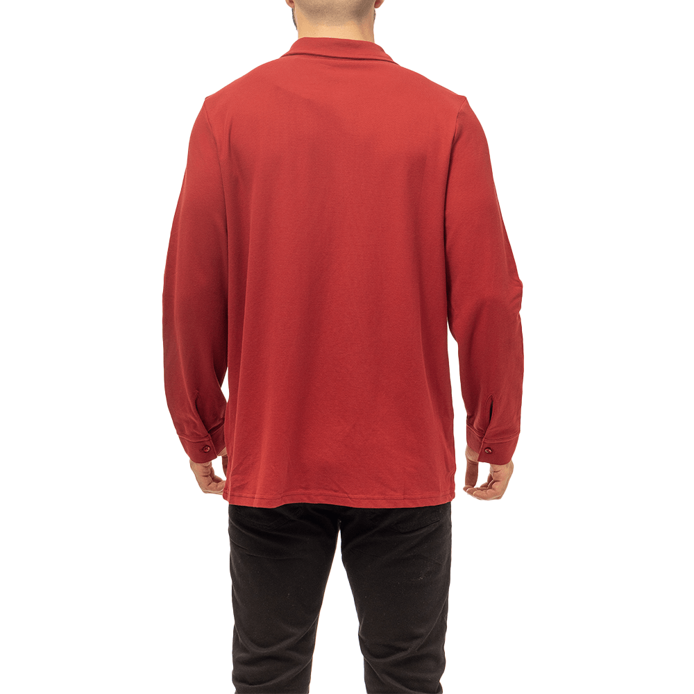 Polo Basic ML Algodon Pima Winery - Unity Stores