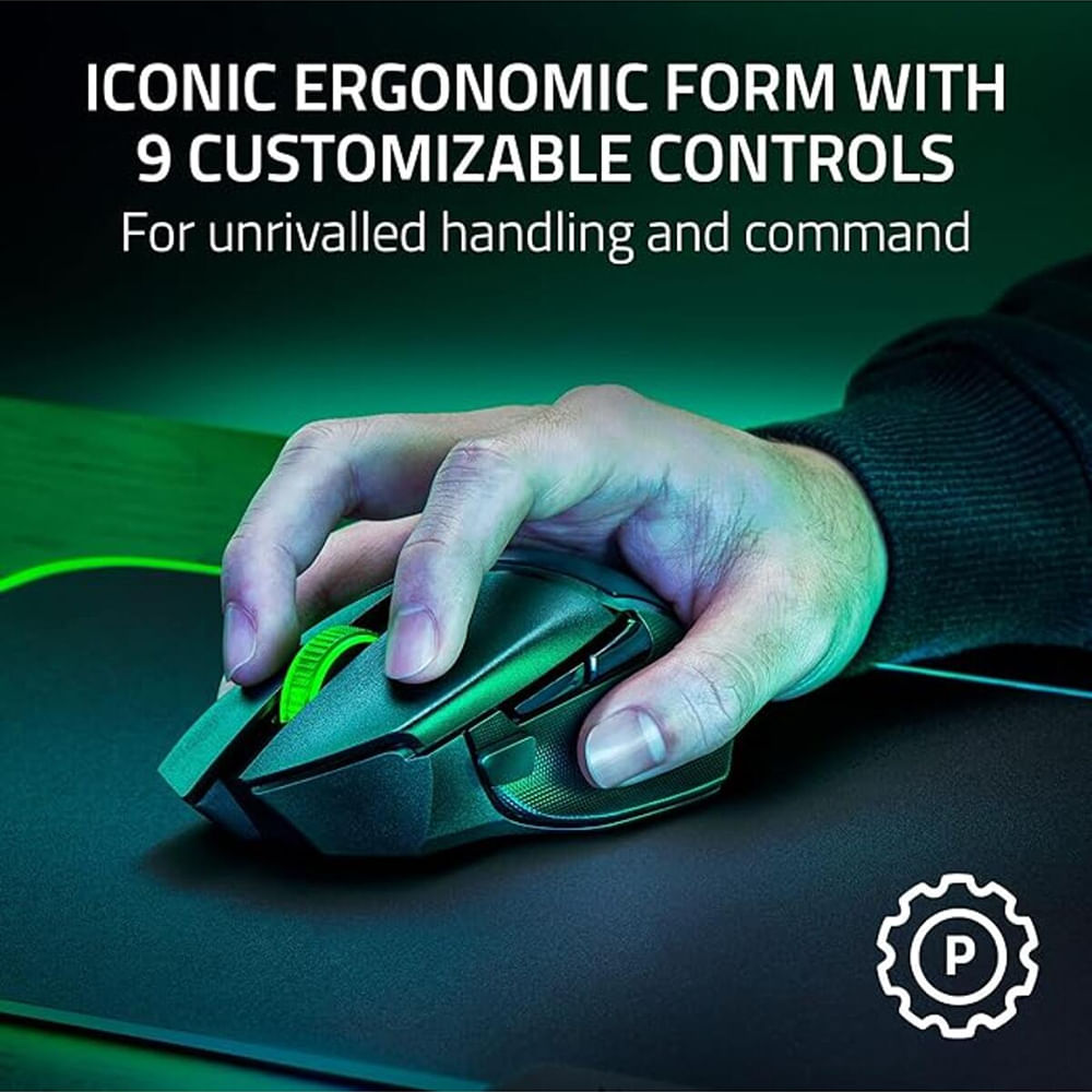 Razer Mouse Basilisk V3 X HyperSpeed Ergonomic - Unity Stores