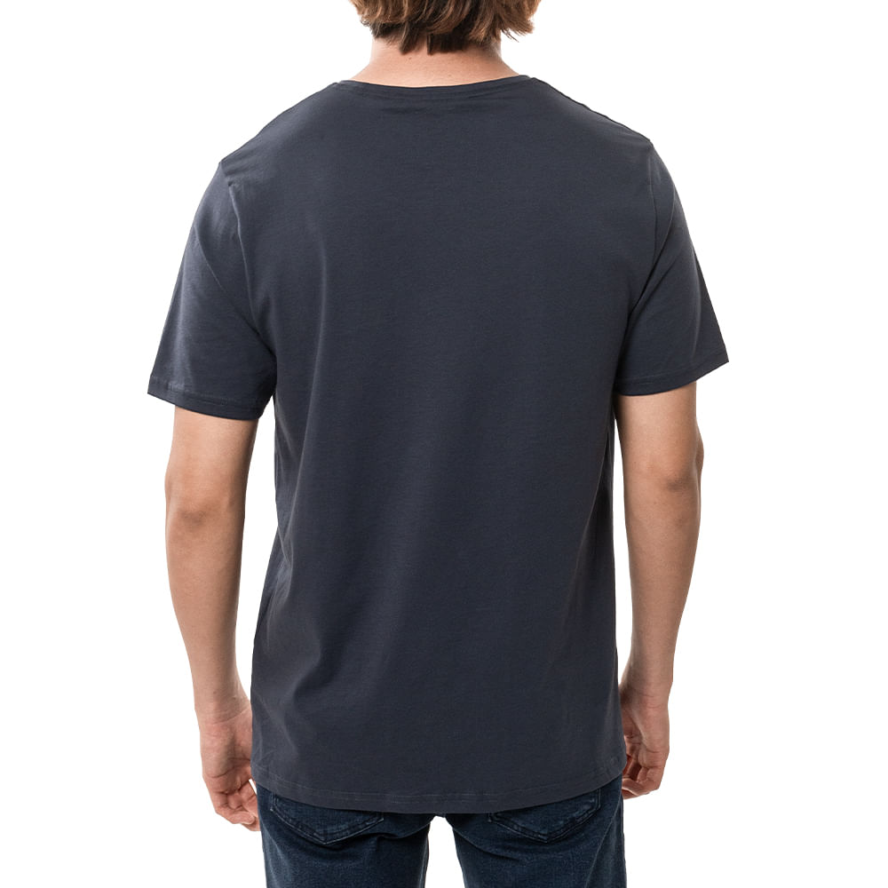 T-Shirt Algodon Pima Varsity Indigo - Unity Stores